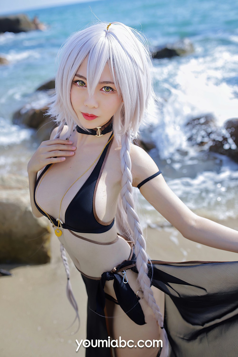 [尤蜜YouMi] 抖娘利世 FGO~泳装黑贞德_尤美_福利社